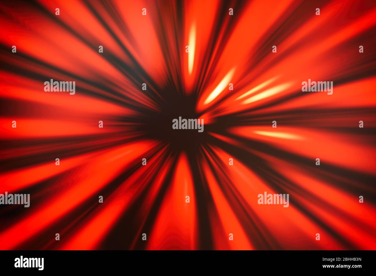 Red and black abstract background for design with radial blur Stock ...