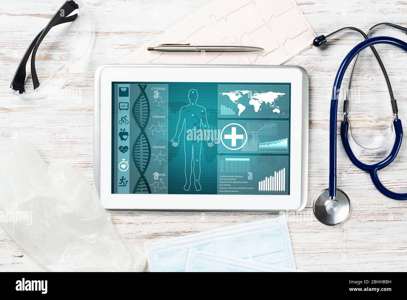 Human genetic research in medical laboratory Stock Photo - Alamy