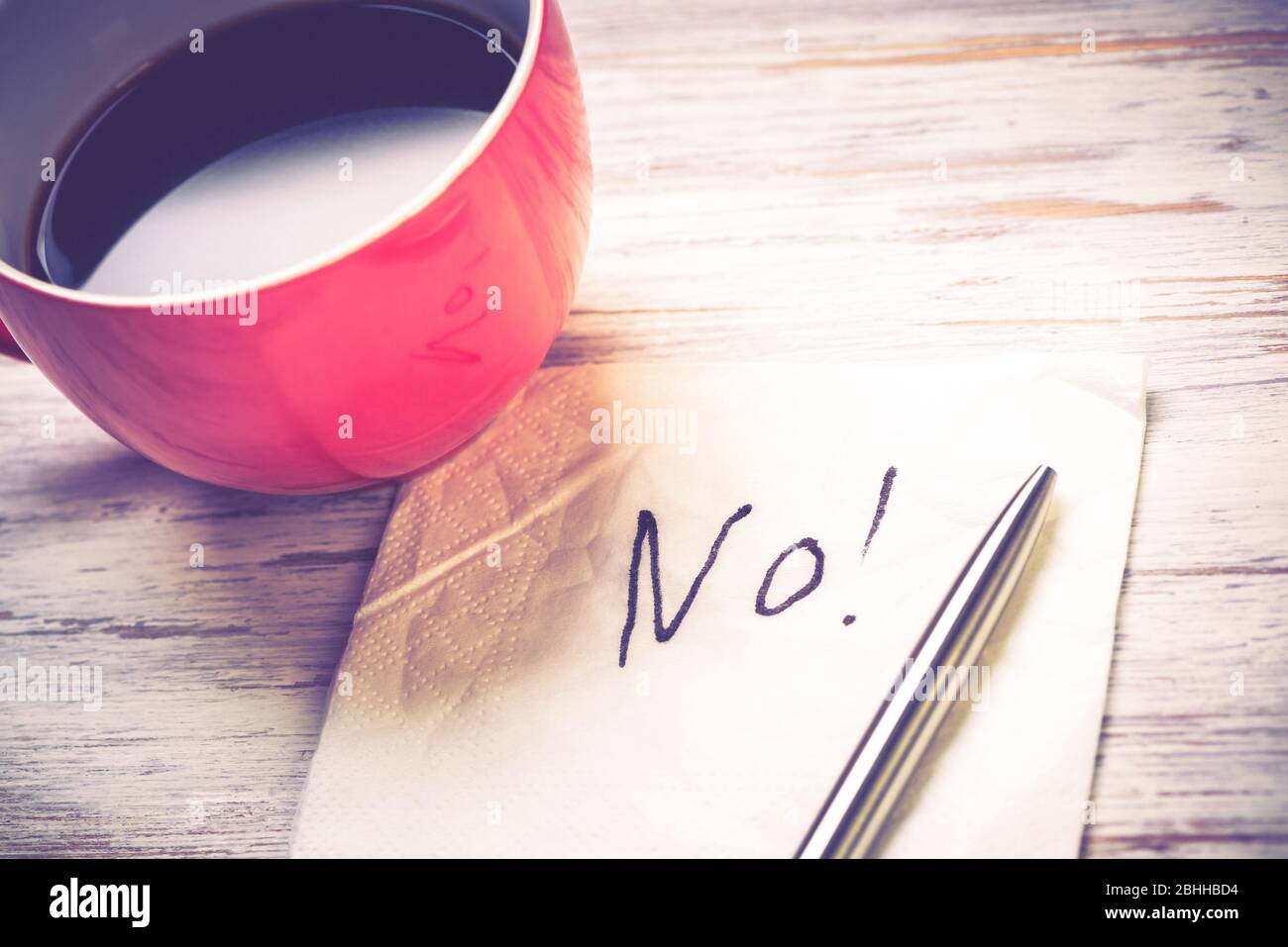 Napkin message advice hi-res stock photography and images - Alamy