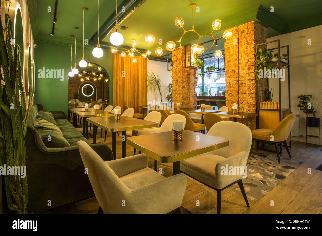 Modern Green Restaurant