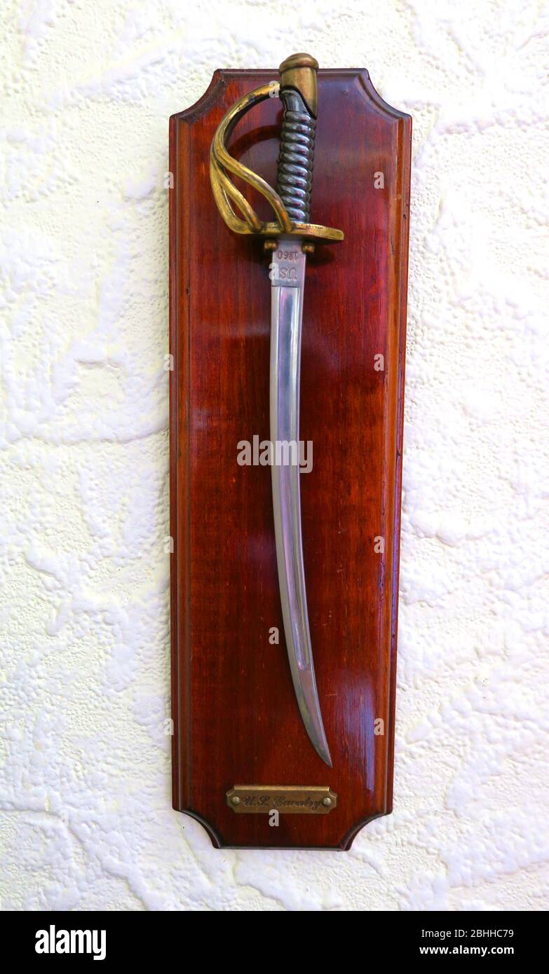 Cavalry sabre 1860 Stock Photo - Alamy