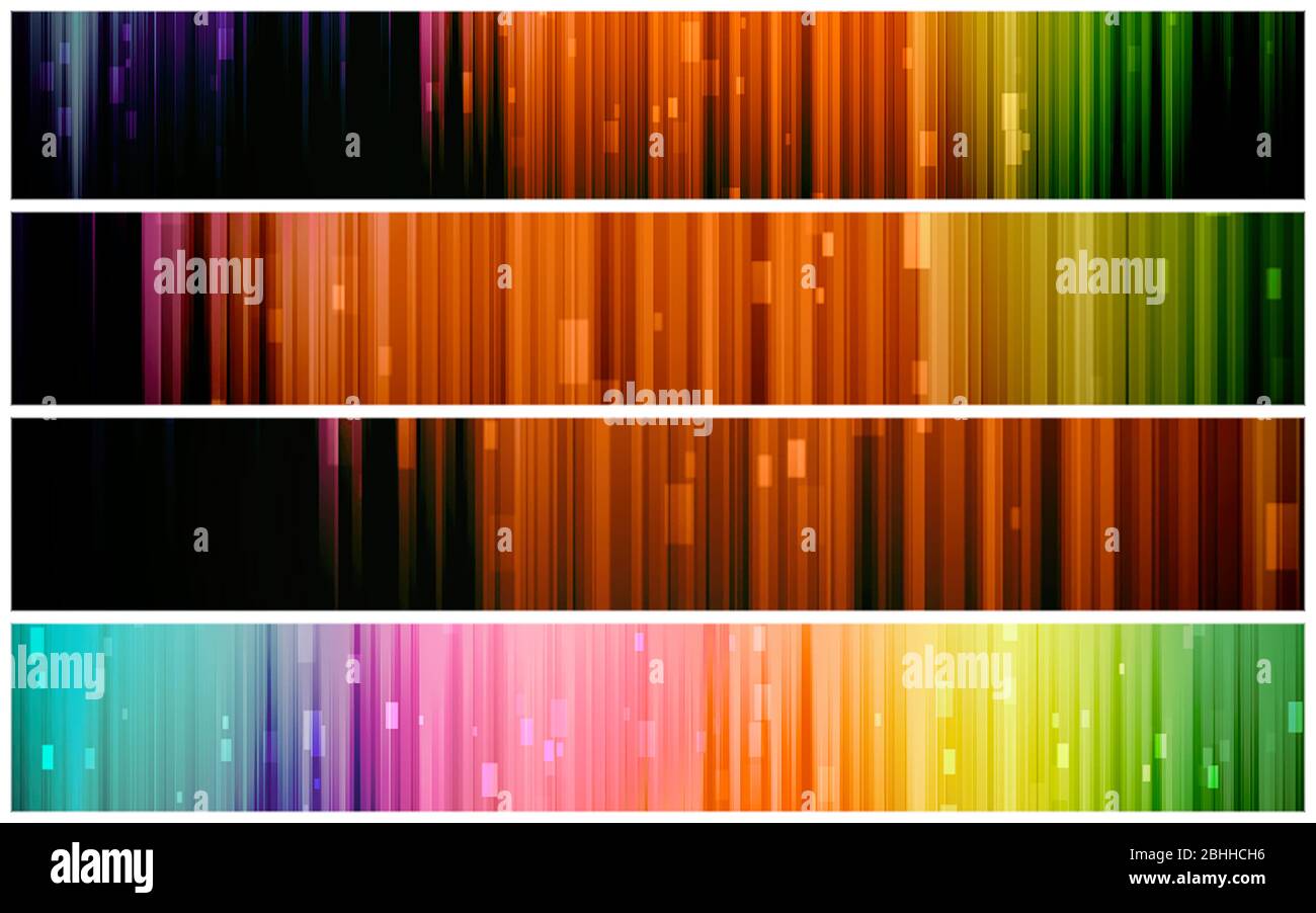 Gradient abstract background. Long horizontal texture for design Stock ...