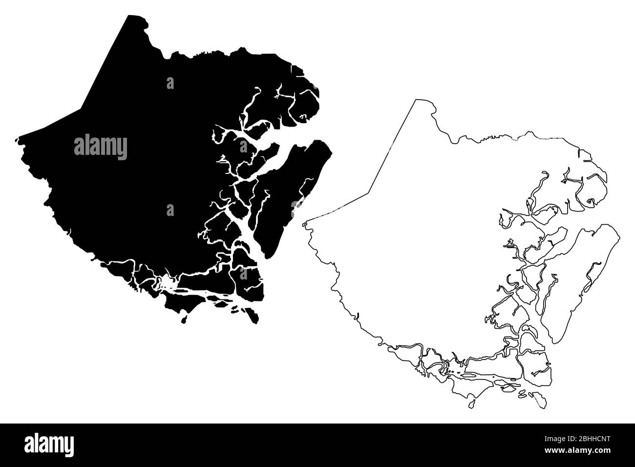 Map of mcintosh Stock Vector Images - Alamy