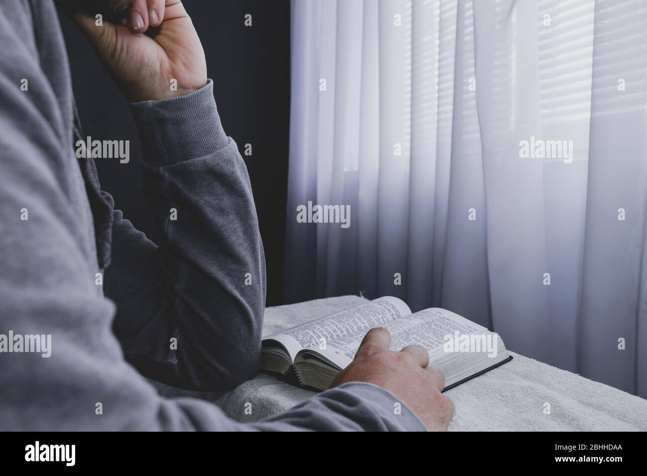 Man Reading Holy Bible High Resolution Stock Photography and Images - Alamy