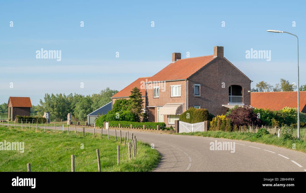 Red farm houses set in hi-res stock photography and images - Alamy