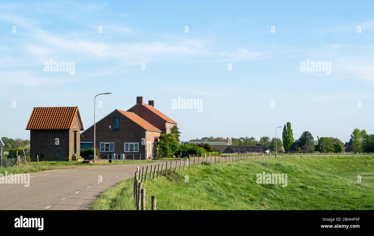 Red farm houses set in hi-res stock photography and images - Alamy