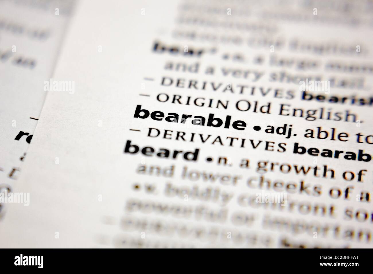 Bearable hi-res stock photography and images - Alamy