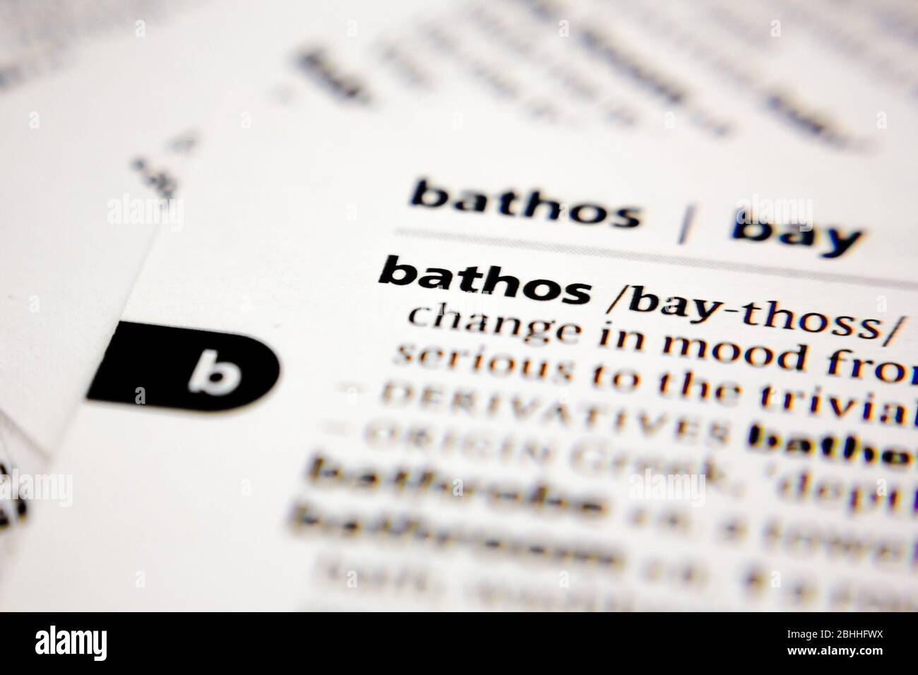 The bathos hi-res stock photography and images - Alamy