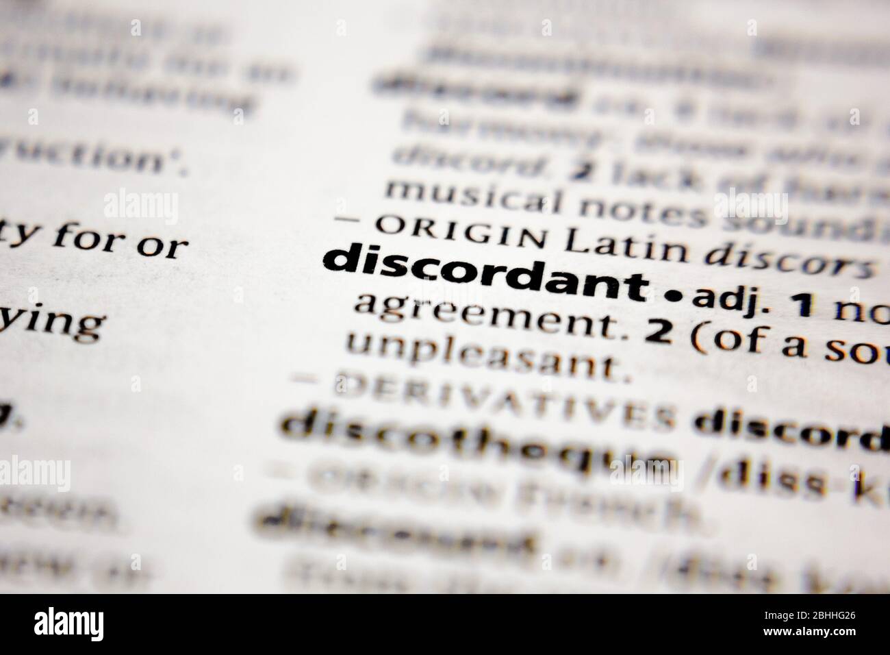 Discordant hi-res stock photography and images - Alamy