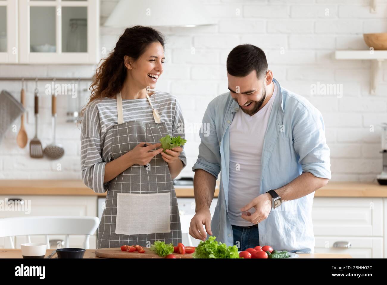 Loving family home chores hi-res stock photography and images - Alamy