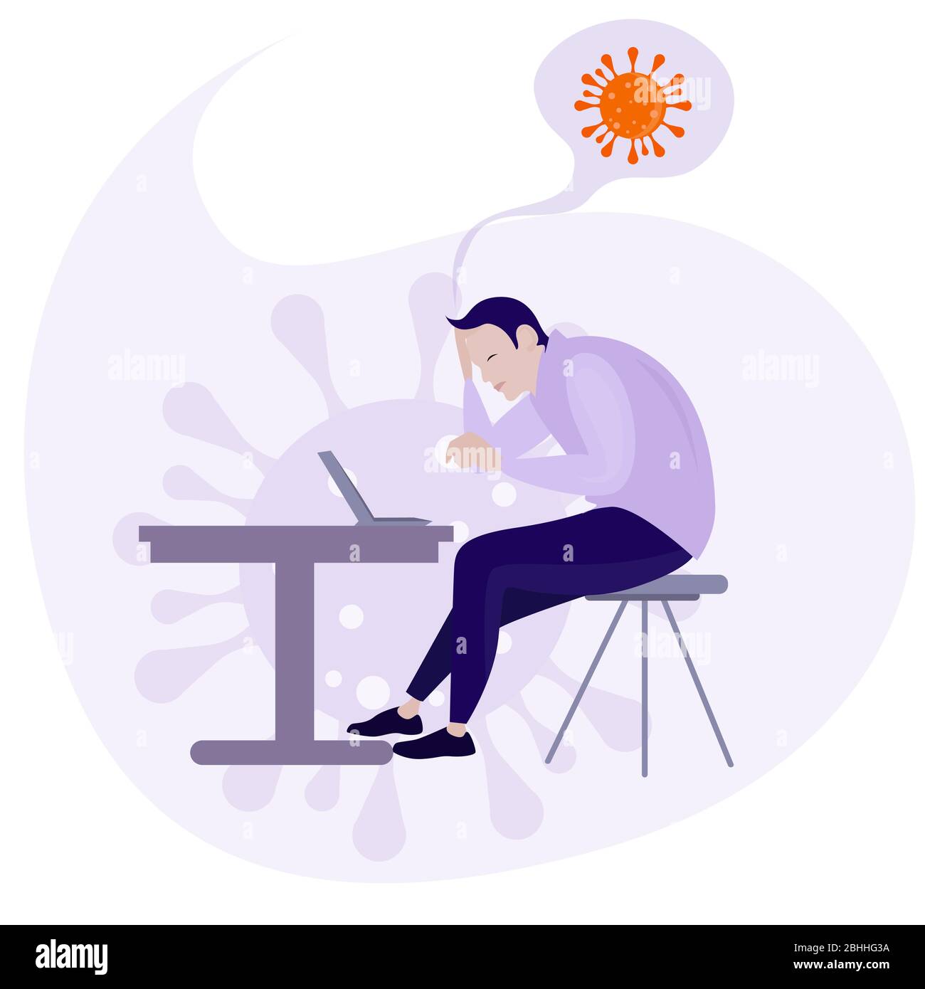 Fall pandemic Stock Vector Images - Alamy