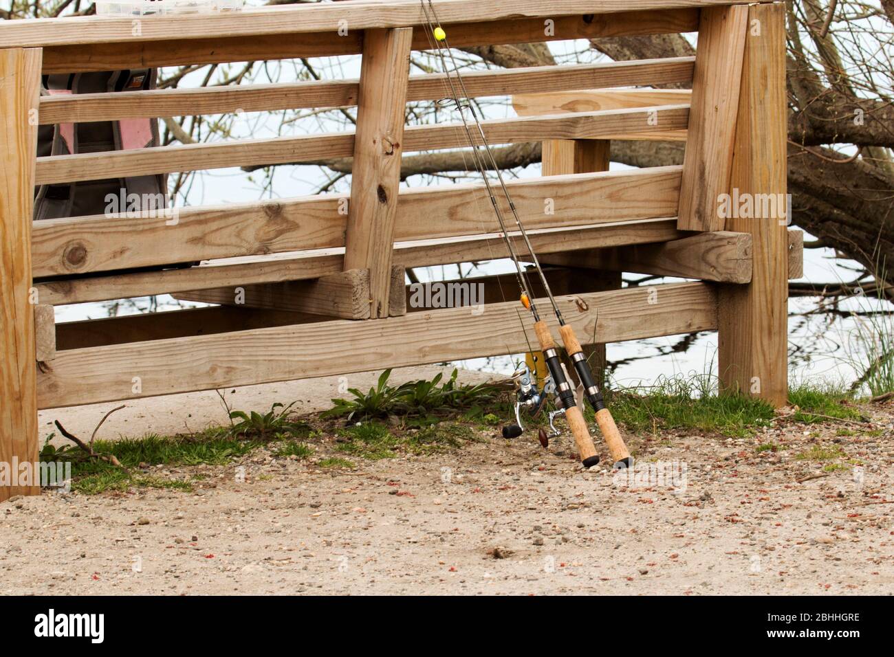 Two fishing poles hi-res stock photography and images - Alamy