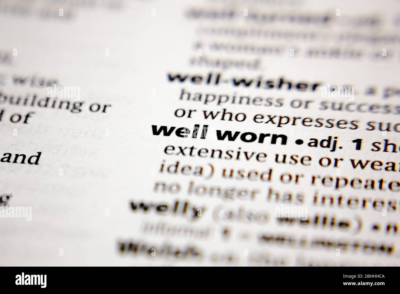 Well worn dictionary hi-res stock photography and images - Alamy