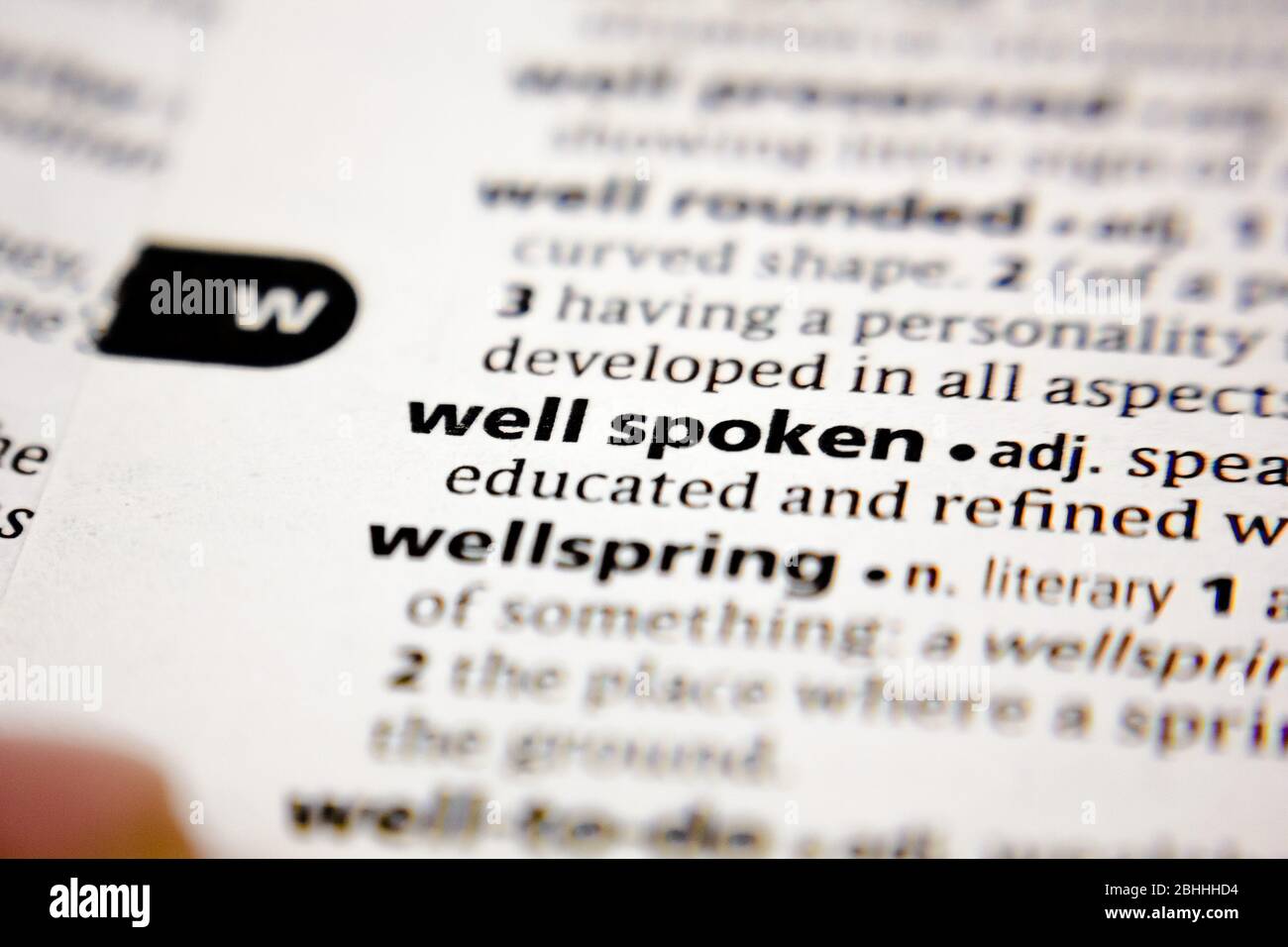 Well spoken hi-res stock photography and images - Alamy