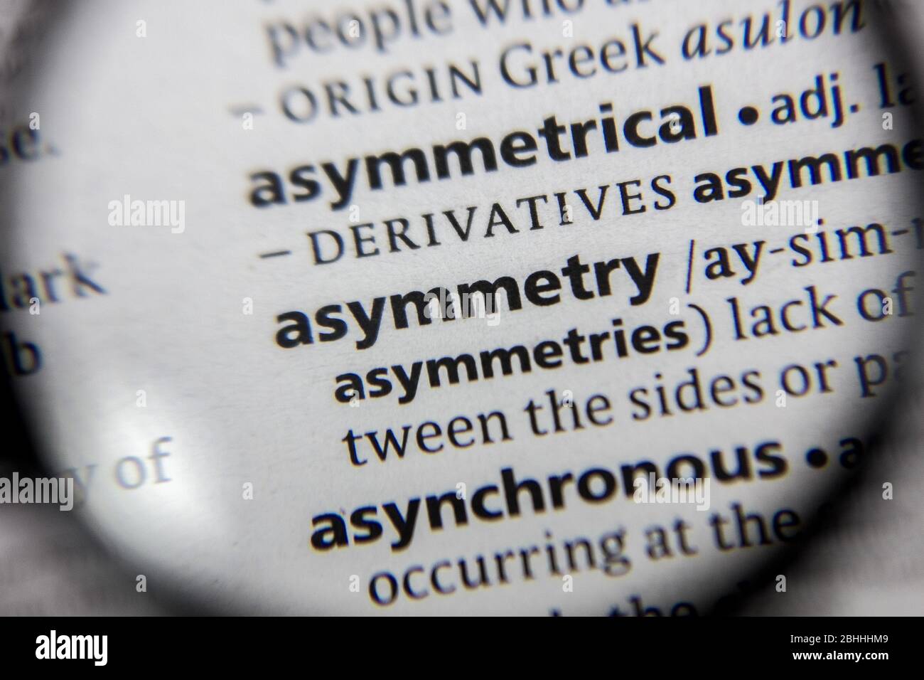 Asymmetry word hi-res stock photography and images - Alamy