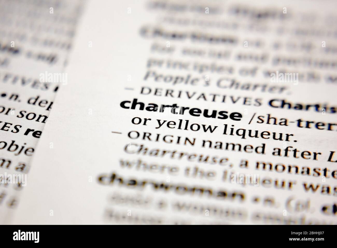 Chartreuse word hi-res stock photography and images - Alamy