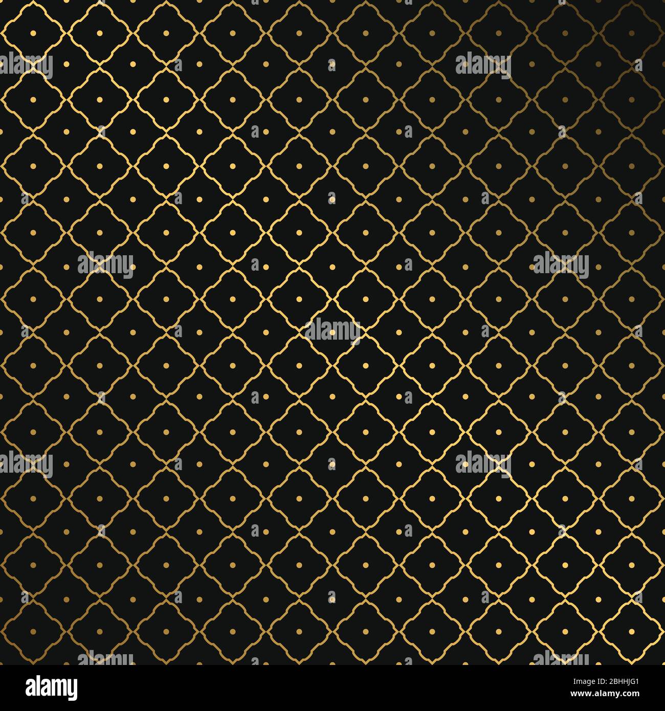 seamless golden geometric pattern on a dark background. royal symbol ...