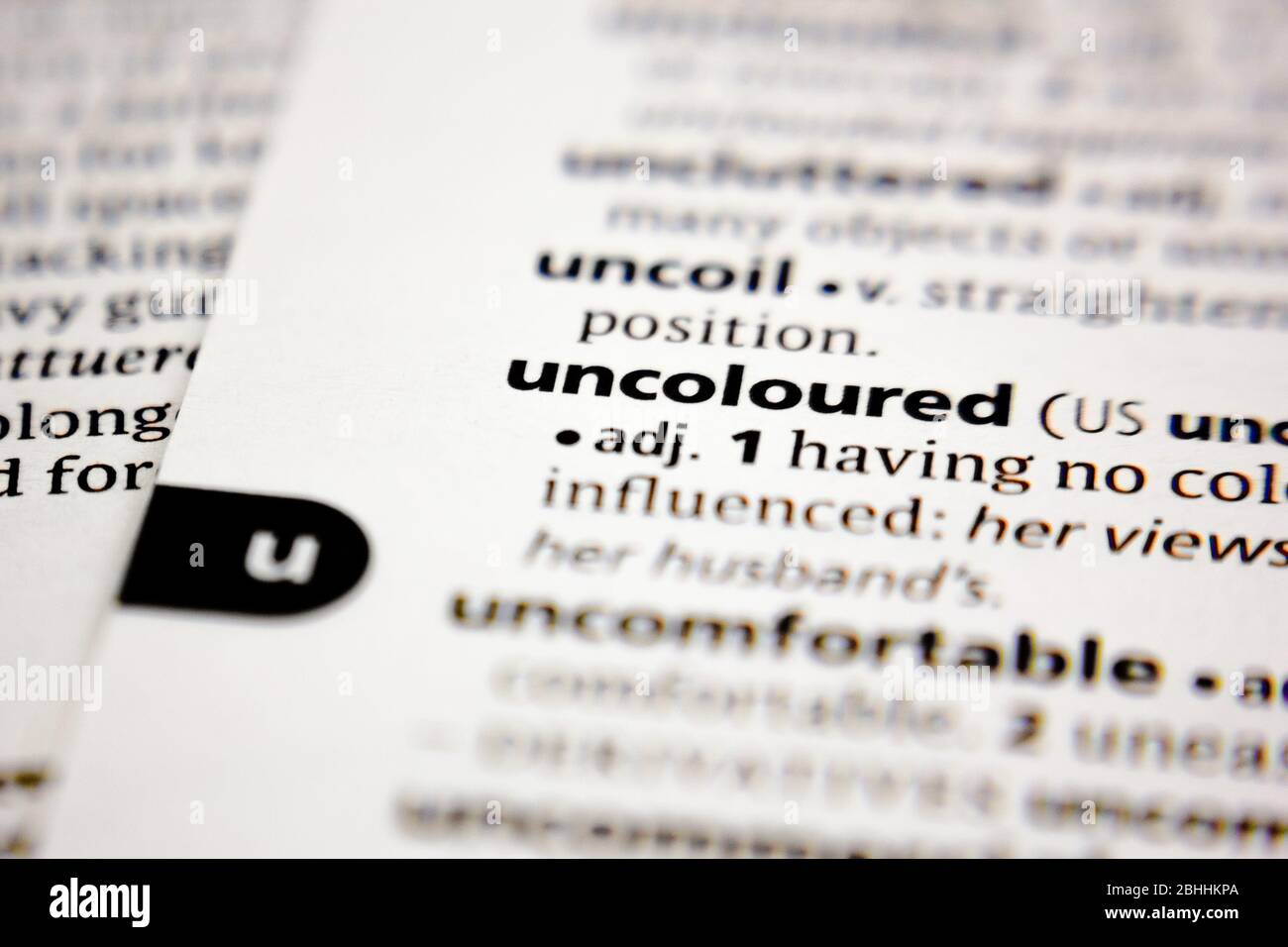 Uncoloured hi-res stock photography and images - Alamy