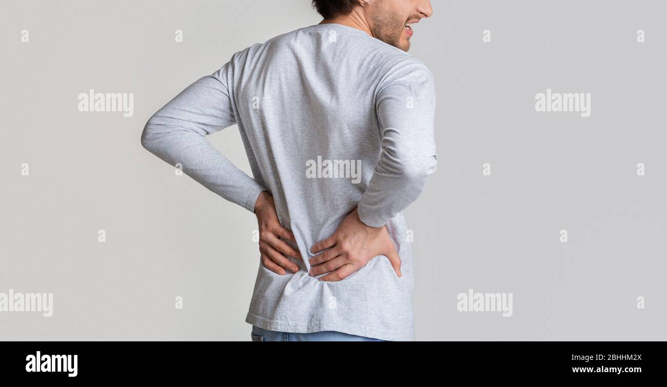 Man back pain anatomy hi-res stock photography and images - Alamy