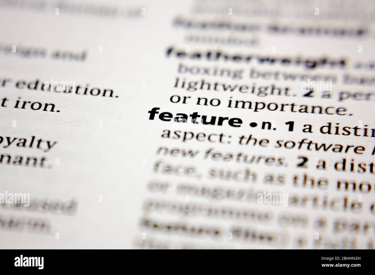 Highlighted feature hi-res stock photography and images - Alamy