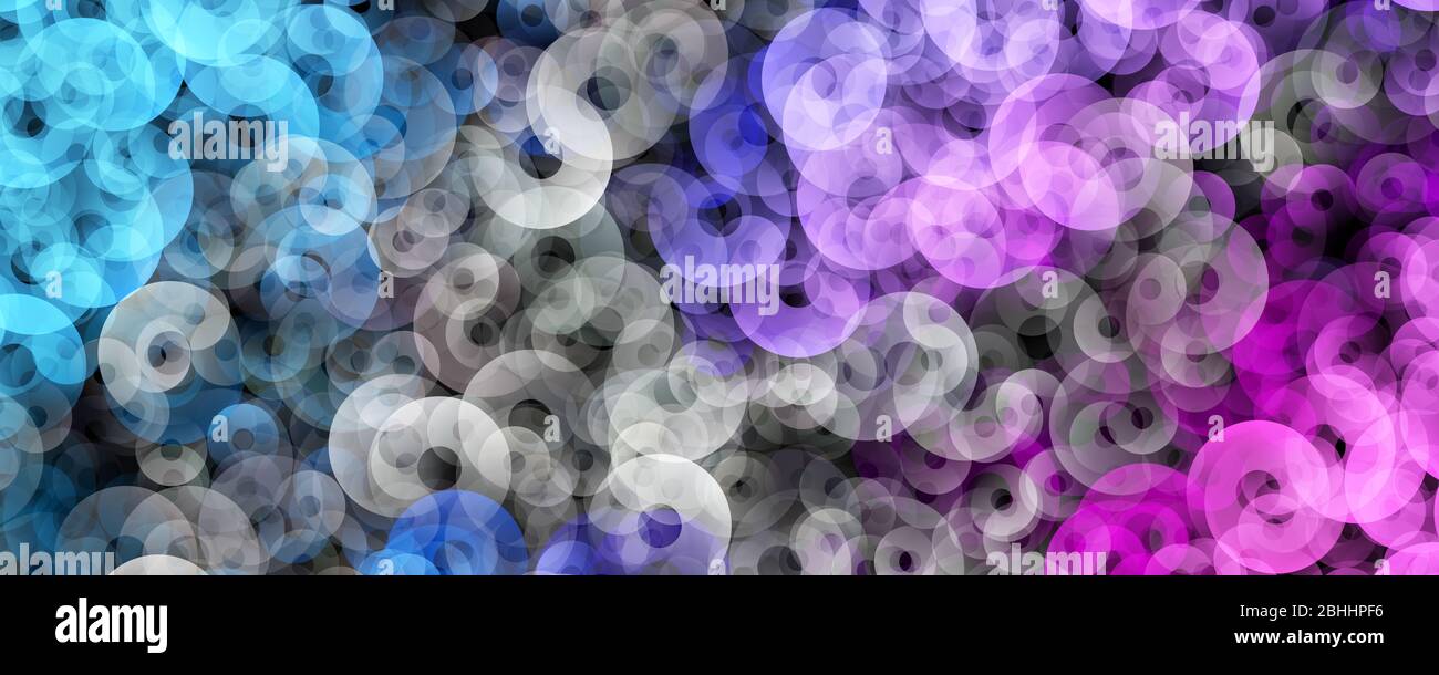 Fantastic circle panorama background design illustration Stock Photo ...