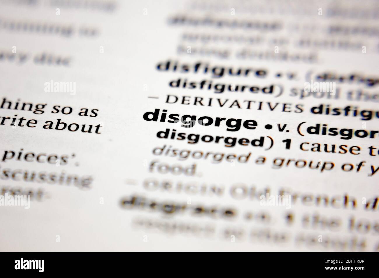 Disgorge hi-res stock photography and images - Alamy