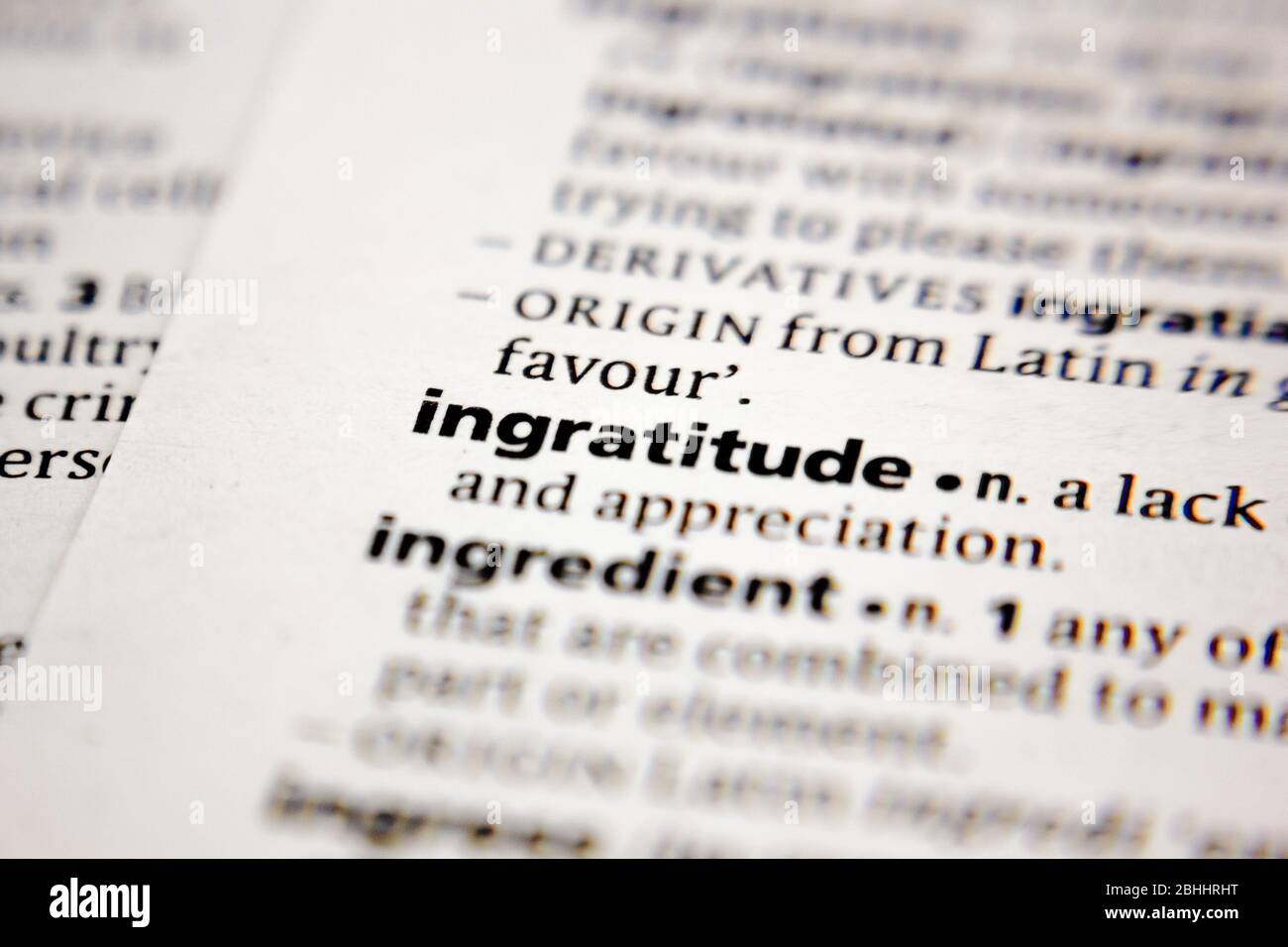 Ingratitude hi-res stock photography and images - Alamy