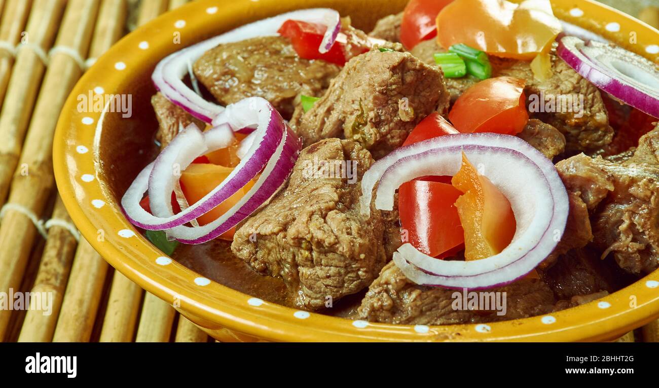 Asun - Spicy Roast Goat, popular Nigerian electable spicy roasted goat ...