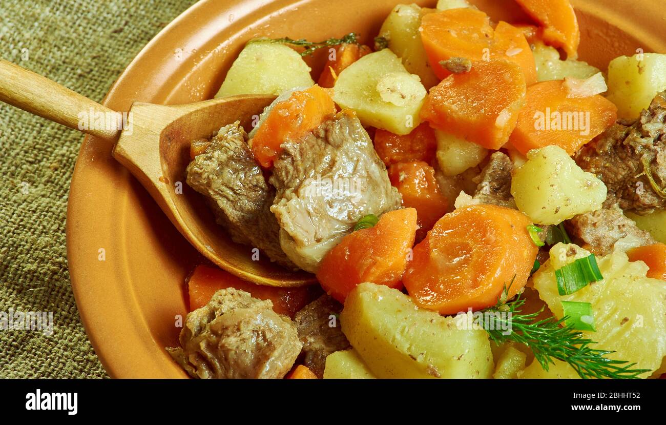Estofado de res con papas , beef stew with vegetables Puerto rico Stock ...