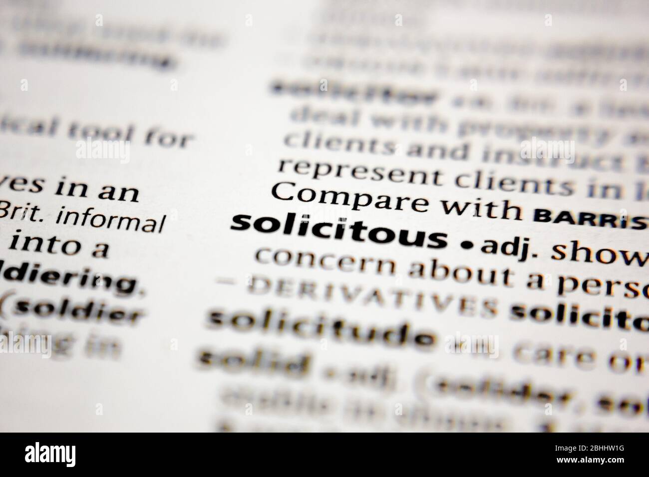 Solicitous hi-res stock photography and images - Alamy