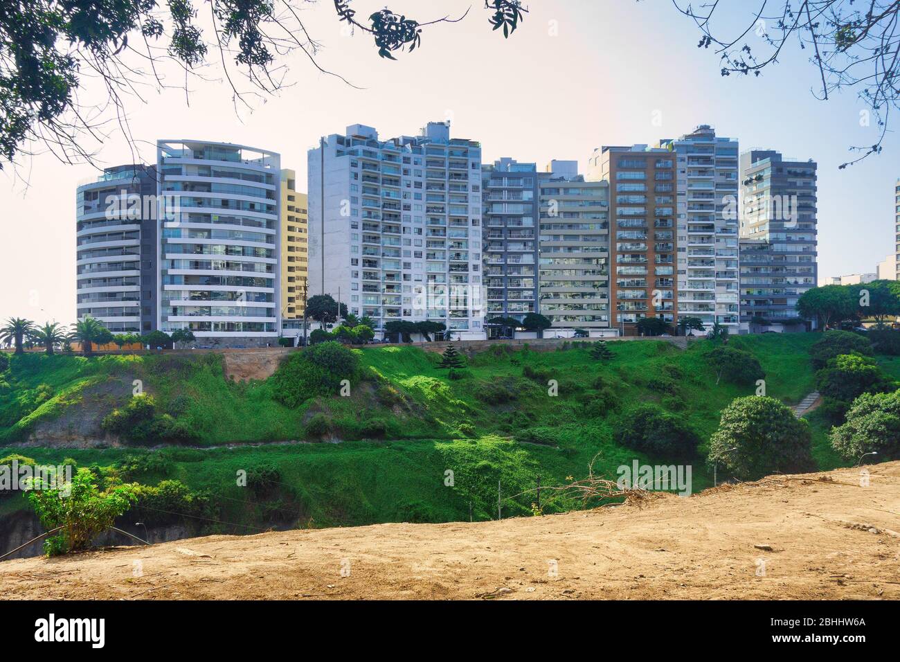 Skyscrapers in Lima capital of Peru Stock Photo - Alamy