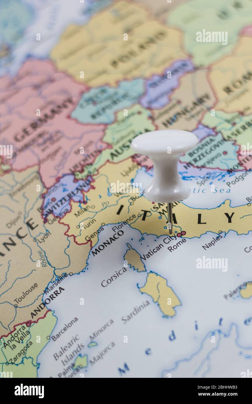 Vatican City Map Rome