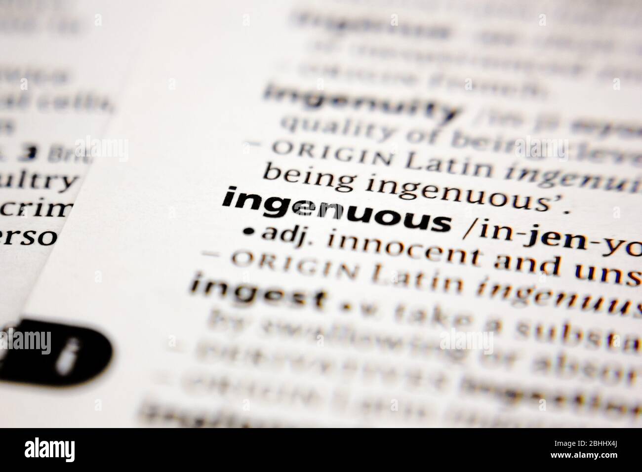 Ingenuous hi-res stock photography and images - Alamy