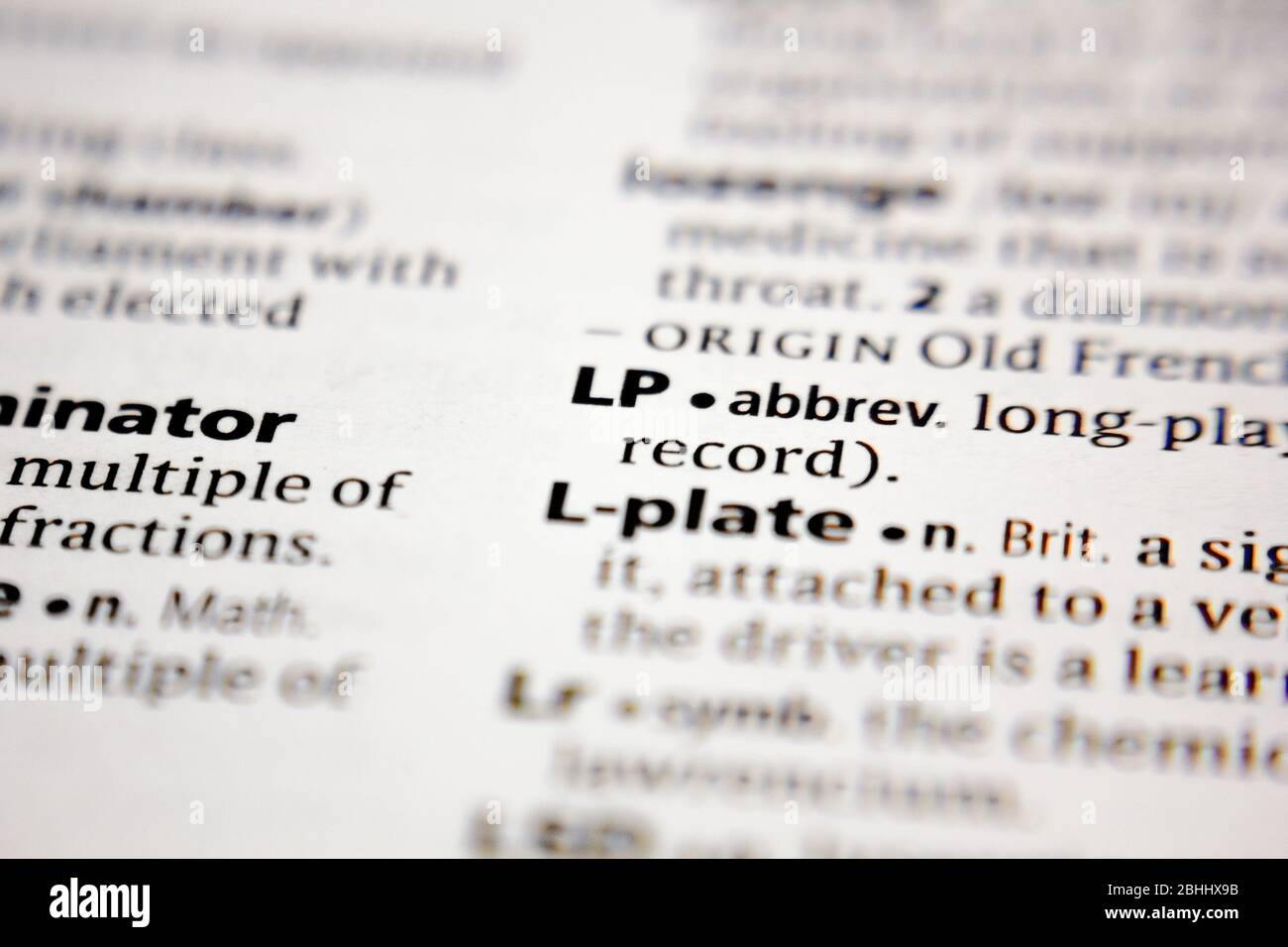 Lp word hi-res stock photography and images - Alamy