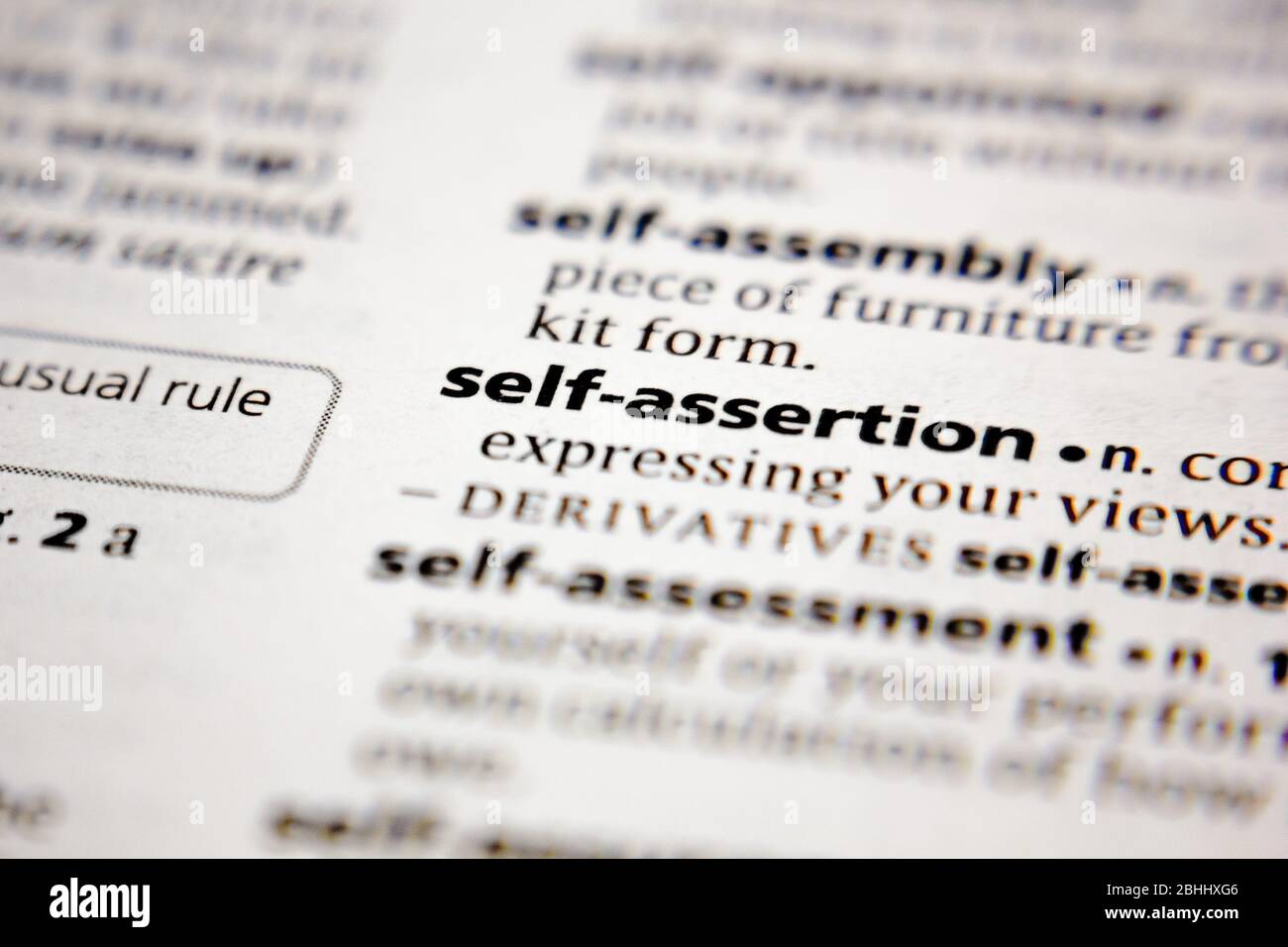 Self assertion hi-res stock photography and images - Alamy