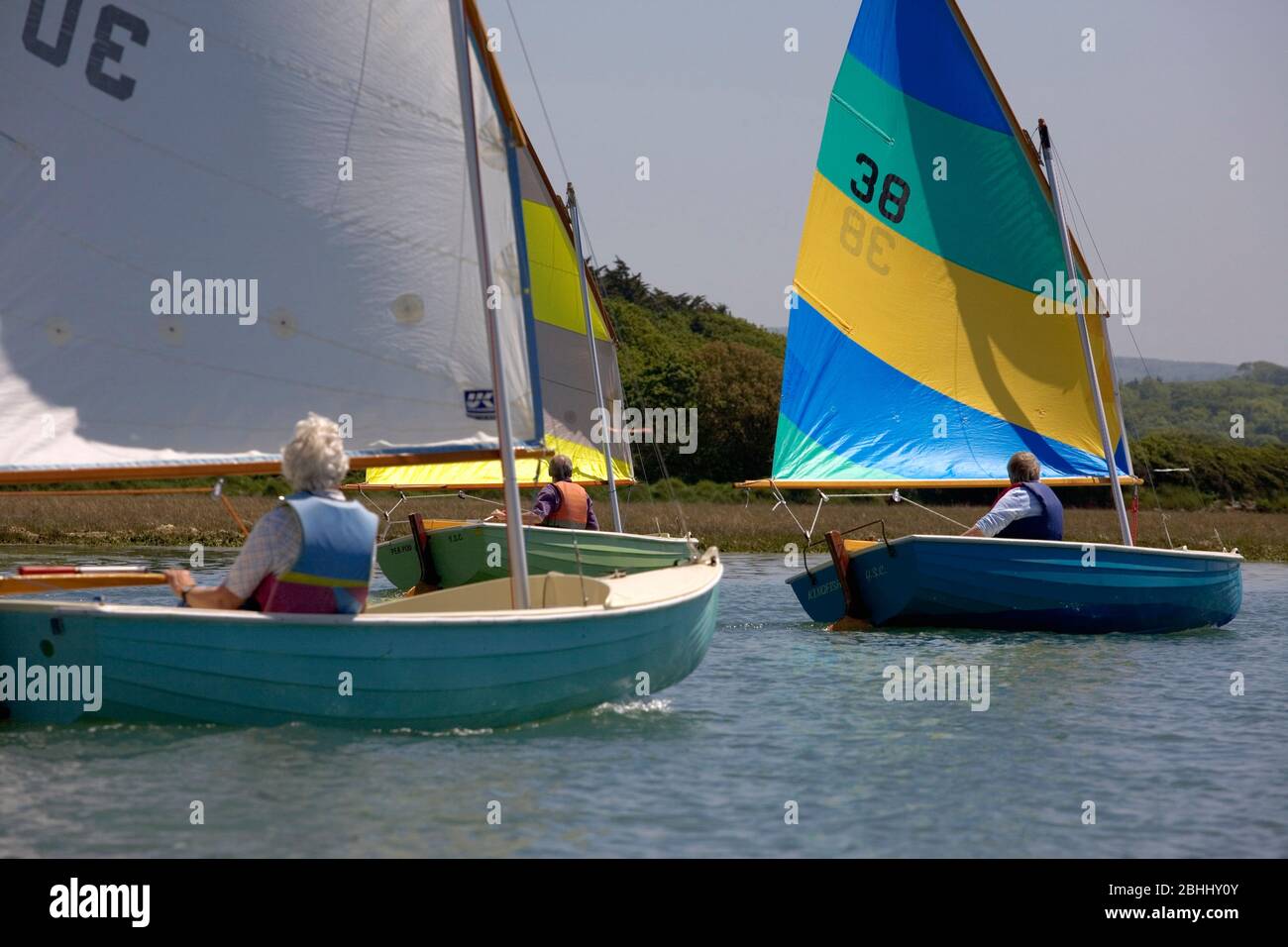Yarmouth sailing club isle of wight hi-res stock photography and images ...