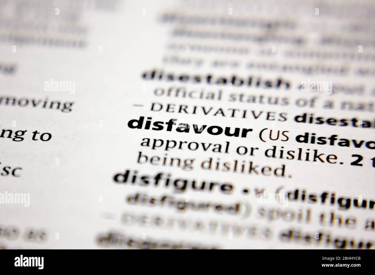Disfavour hi-res stock photography and images - Alamy