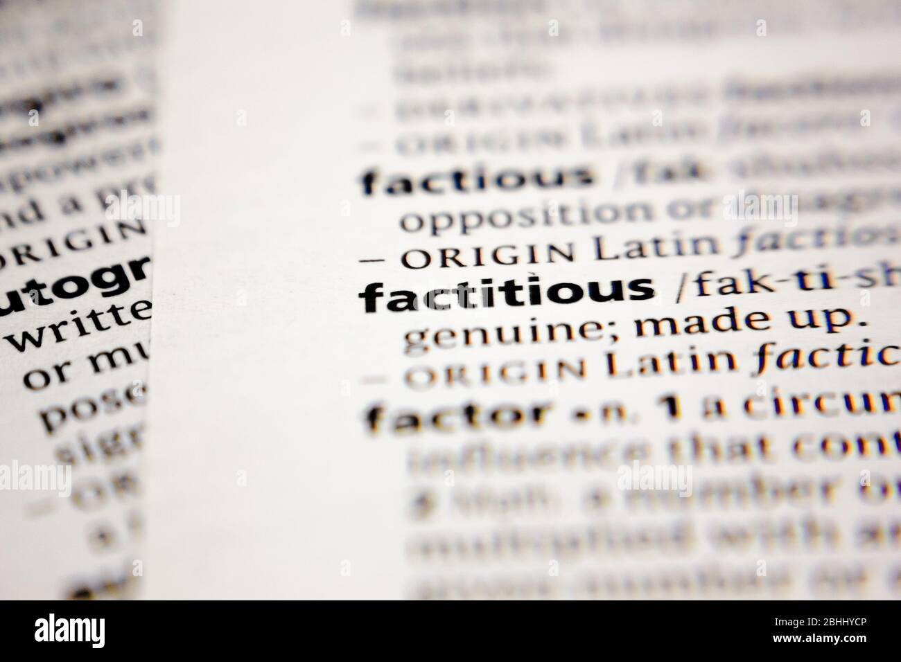 Factitious hi-res stock photography and images - Alamy