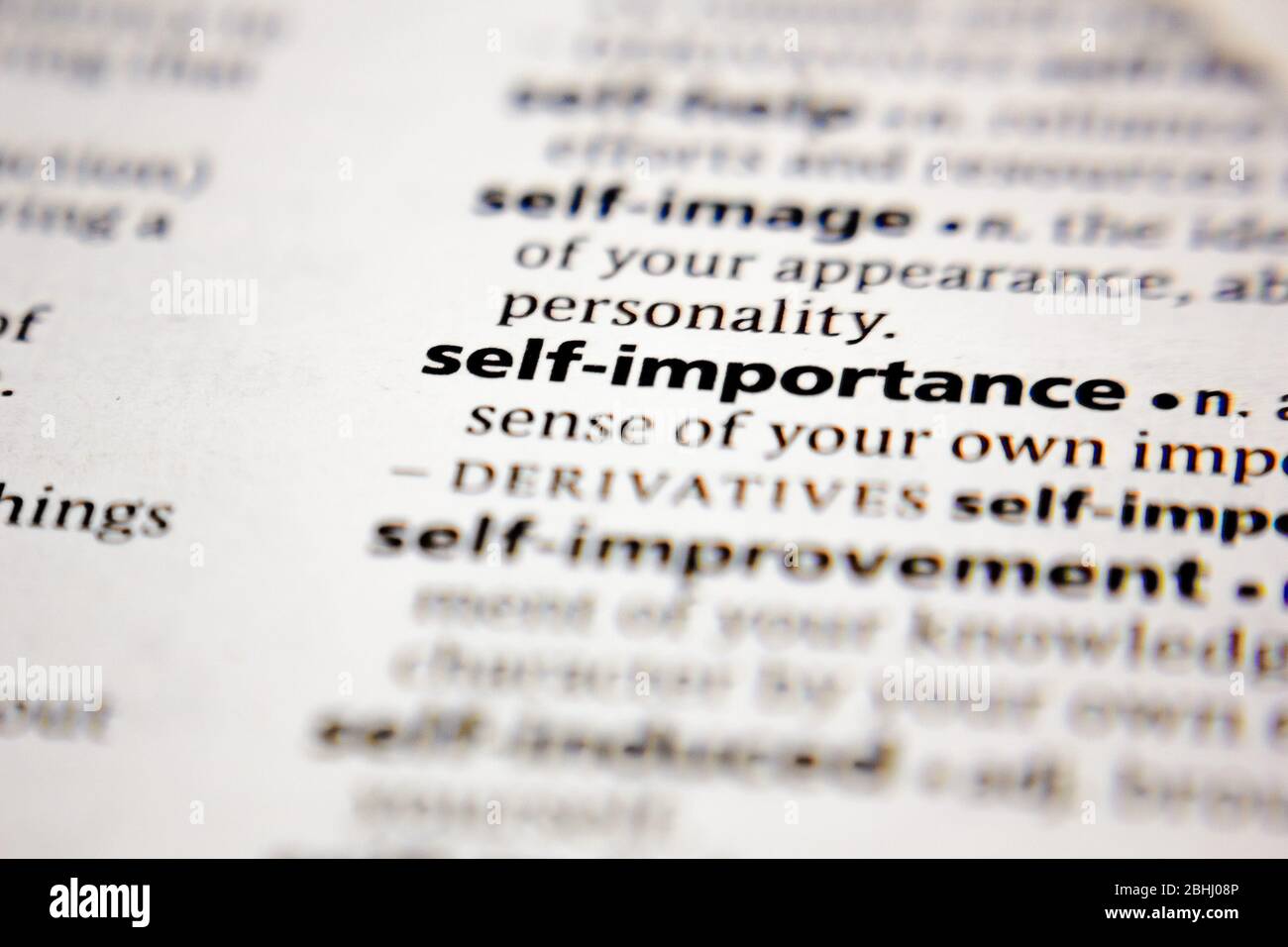 Self importance hi-res stock photography and images - Alamy