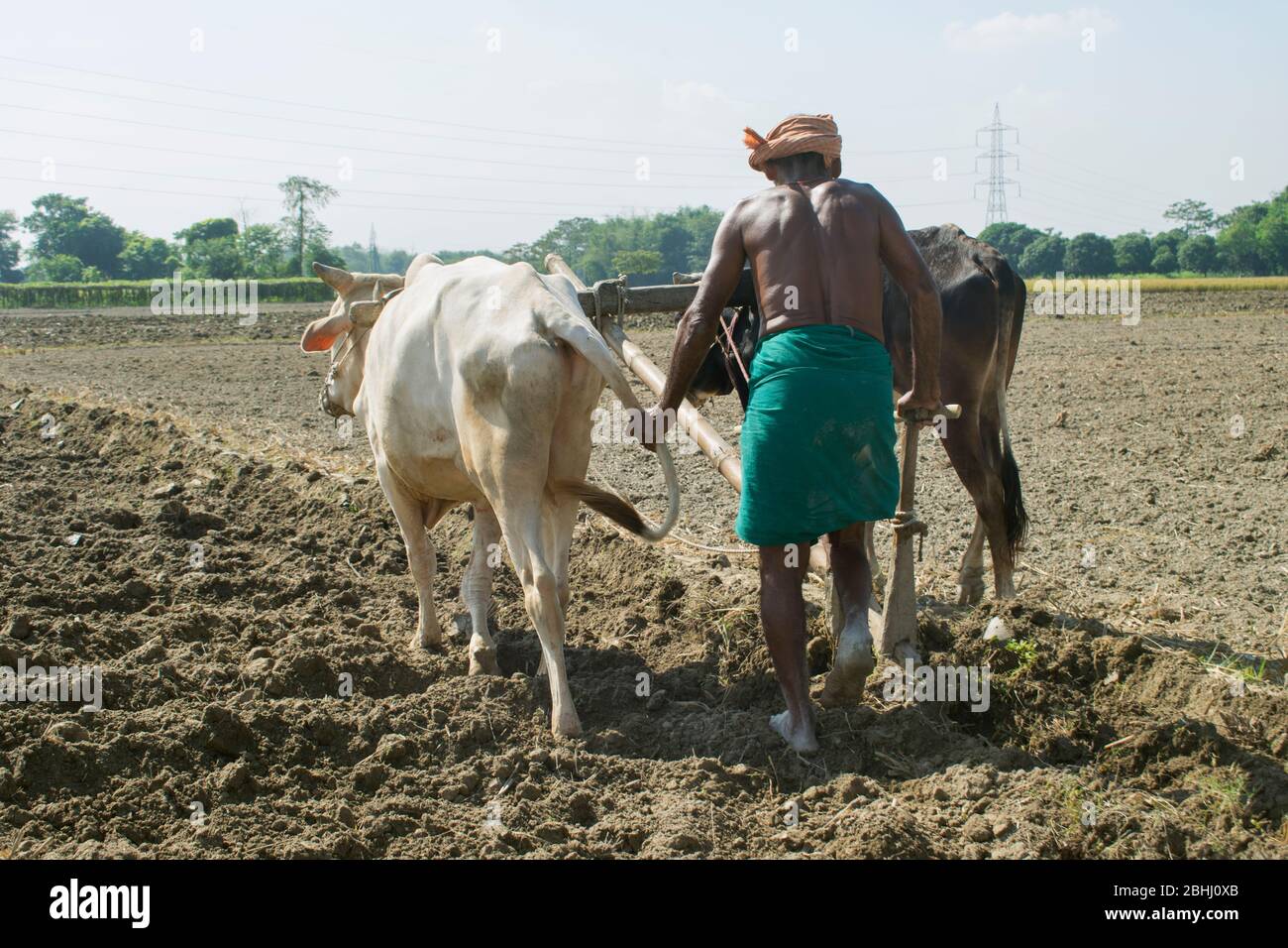 Working holding agriculture ploughing field hi-res stock photography ...