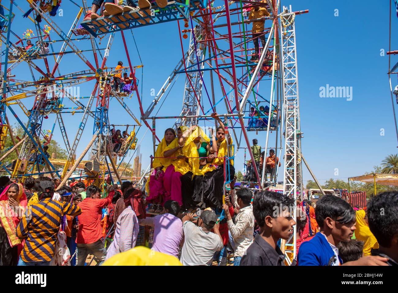 Jhabua / India 8 January 2020 A View of one of the most famous bhagoria ...