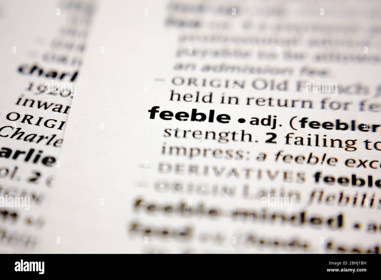 Concept feeble hi-res stock photography and images - Alamy