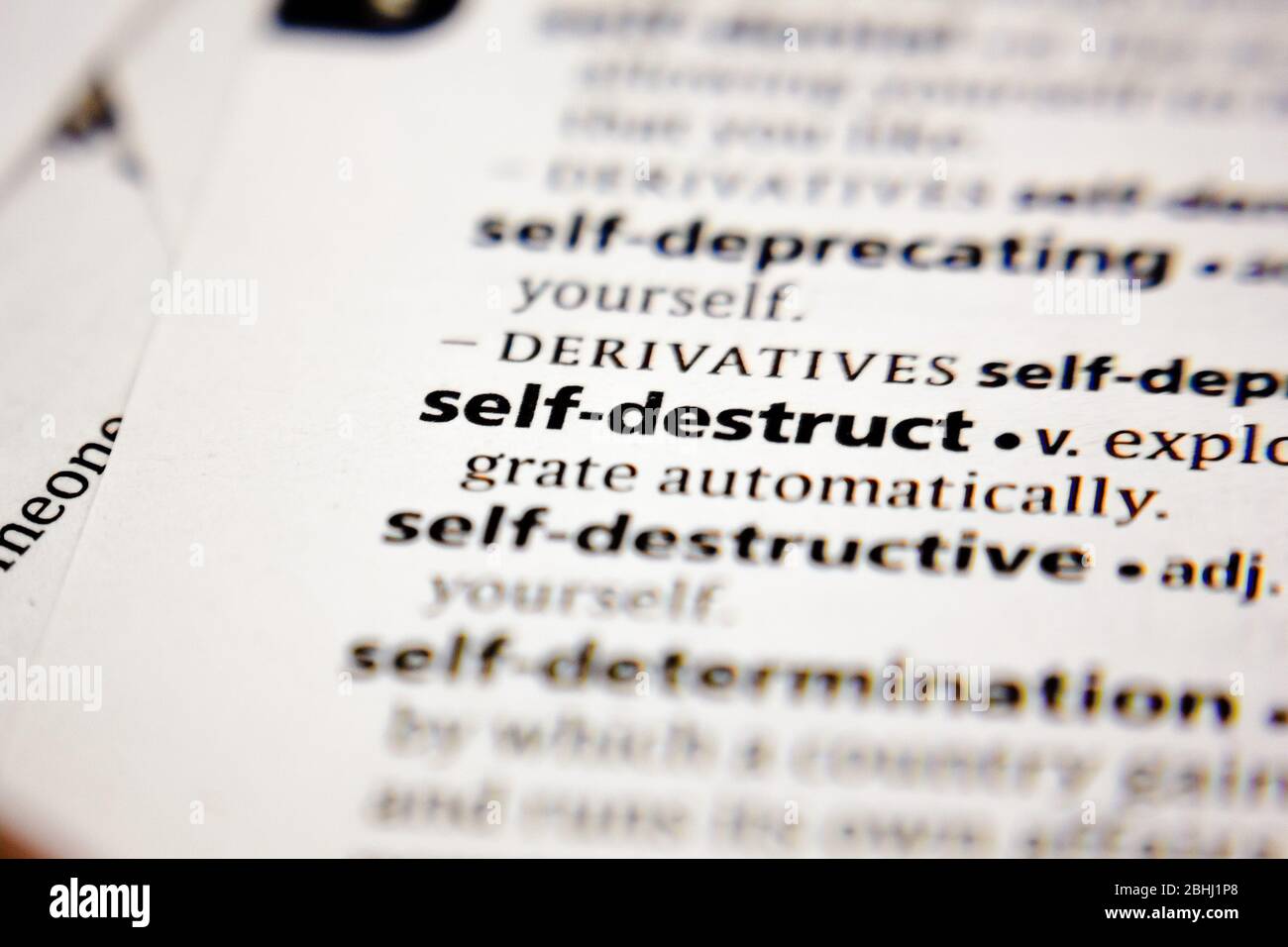 Self destruct hi-res stock photography and images - Alamy