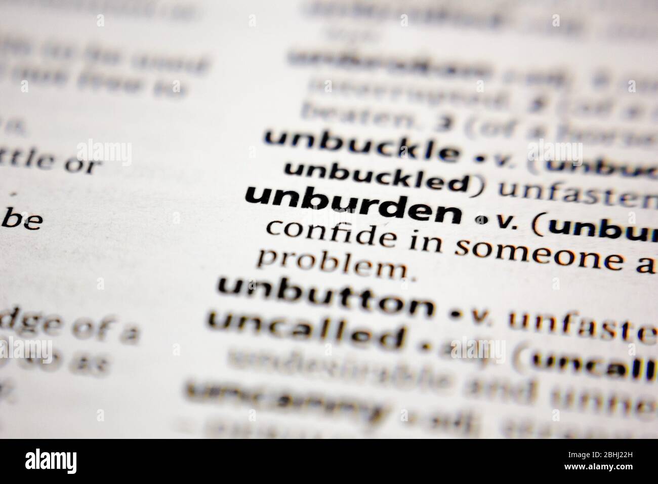 Unburden hi-res stock photography and images - Alamy