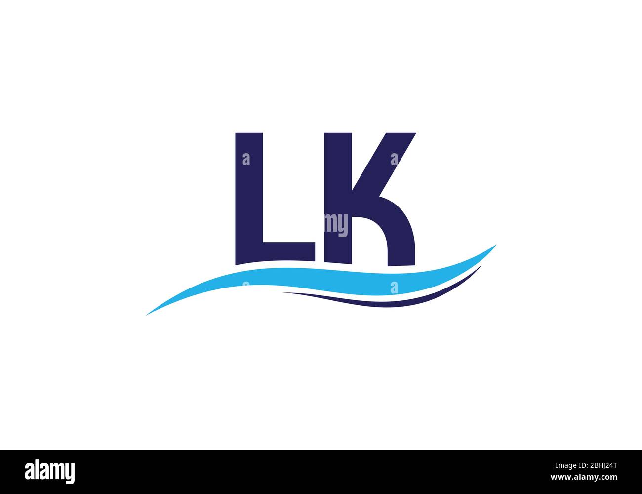 Initial Monogram Letter L K Logo Design Vector Template Lk Letter Logo