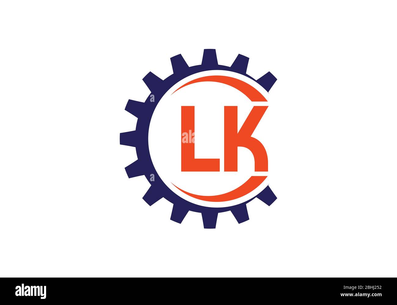 Initial Monogram Letter L K Logo Design Vector Template. LK Letter Logo ...