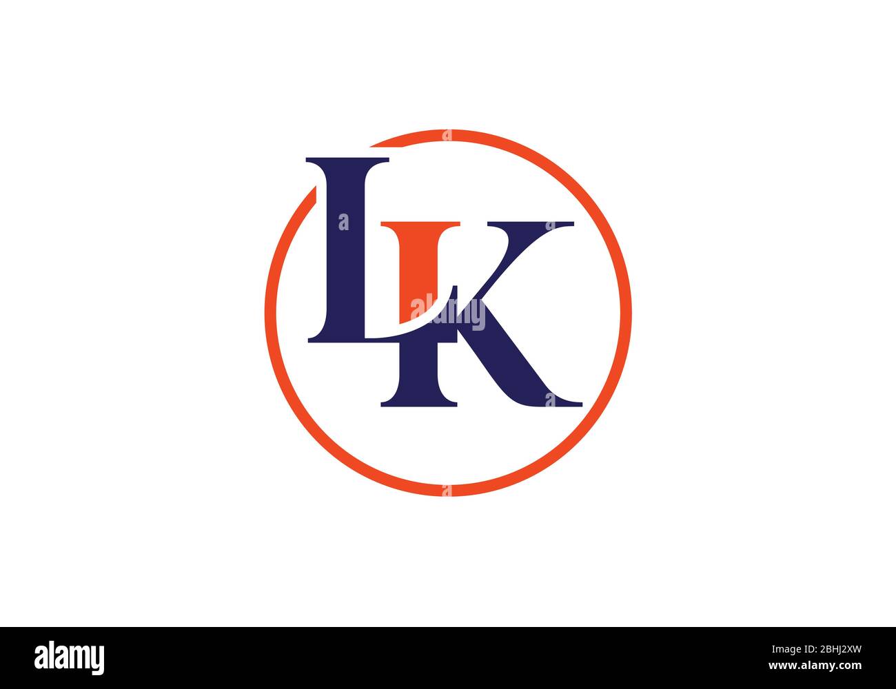 Initial Monogram Letter L K Logo Design Vector Template. LK Letter Logo ...