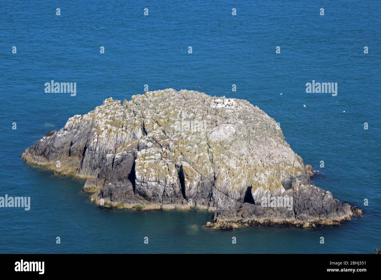 North Stack island Anglesey Wales Stock Photo - Alamy