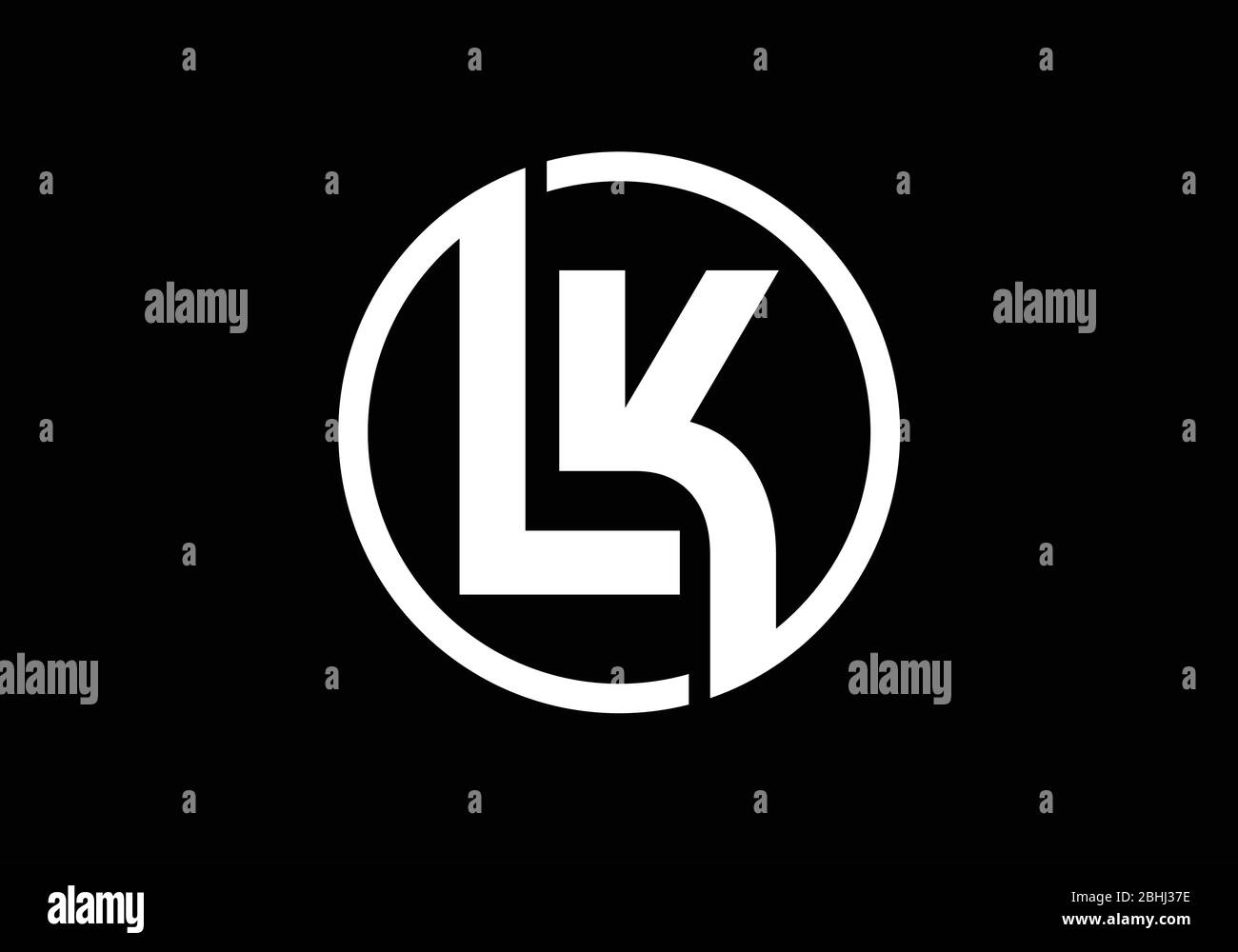 Letter lk logo hi-res stock photography and images - Alamy