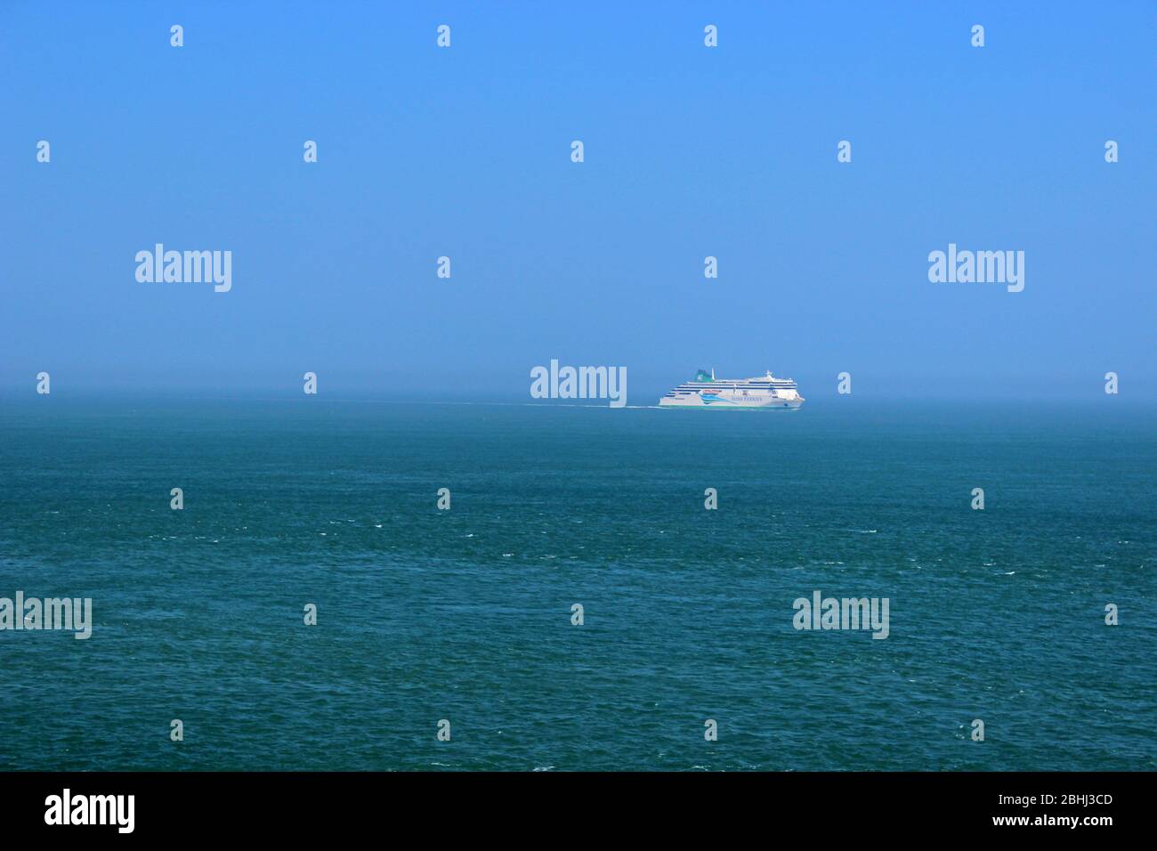 Stena line ferry travelling between Holyhead and Dublin Stock Photo - Alamy